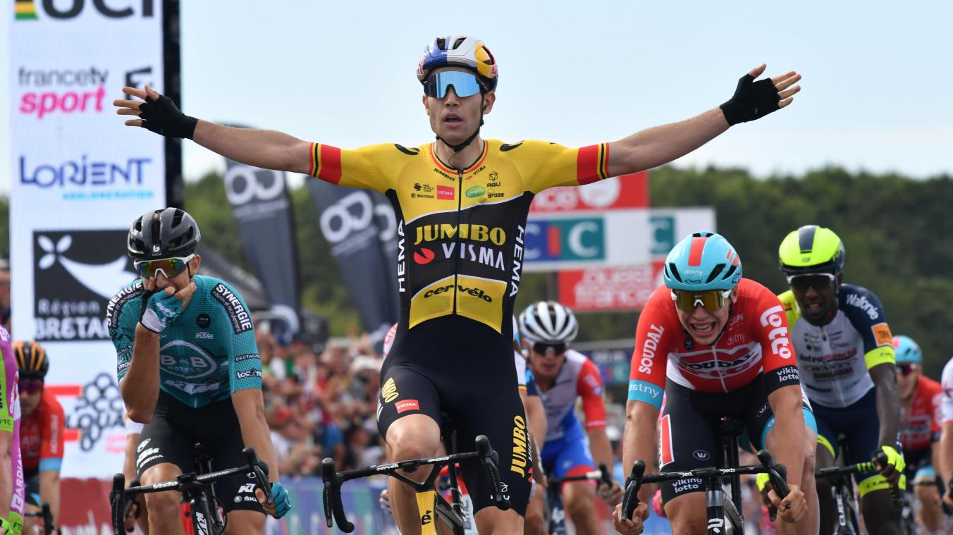 Van Aert wird seiner Favoritenrolle gerecht - GrenzEcho